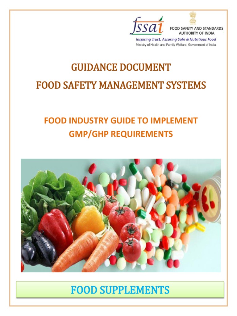 Guidance Document Food Safety Management Systems: Food Industry Guide ...
