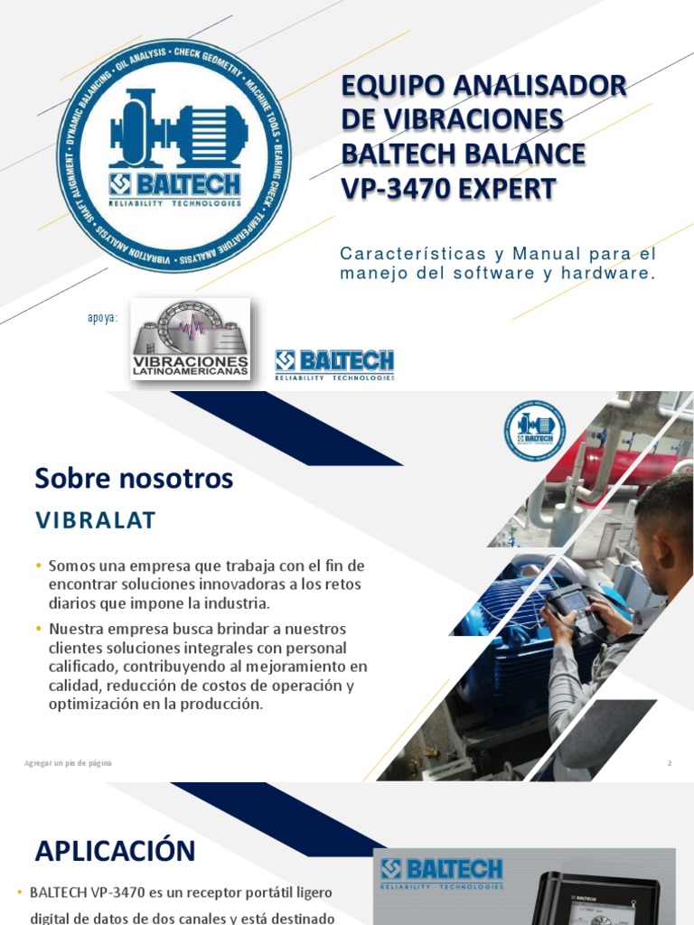 Presentacion Analisador Baltech Balance VP-3470 Expert | PDF | Software | Ventana (informática)