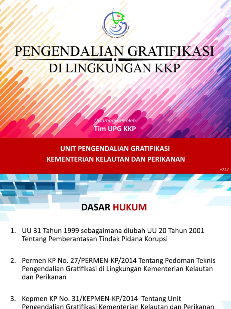 Pengendalian Gratifikasi Di KKP | PDF
