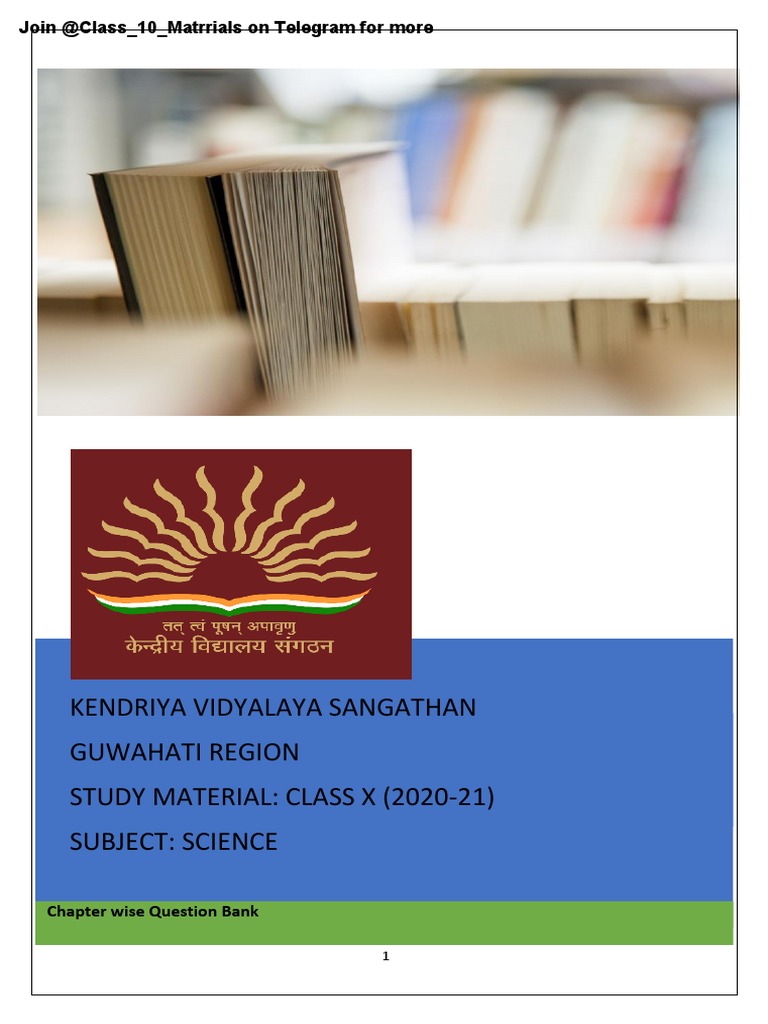 Class X Science Watermark | PDF | Sodium Carbonate | Sodium Bicarbonate