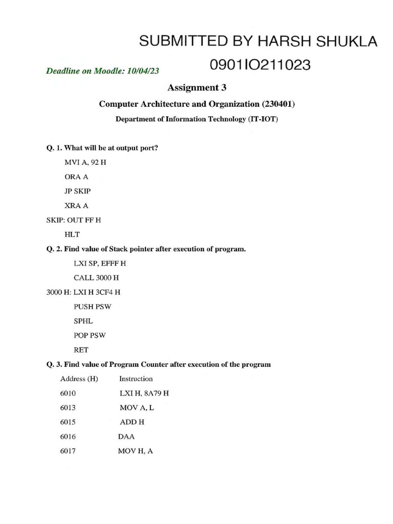 0901io211023 Harsh Shukla Cam Assignment 3rd Compressed Compressed Pdf 