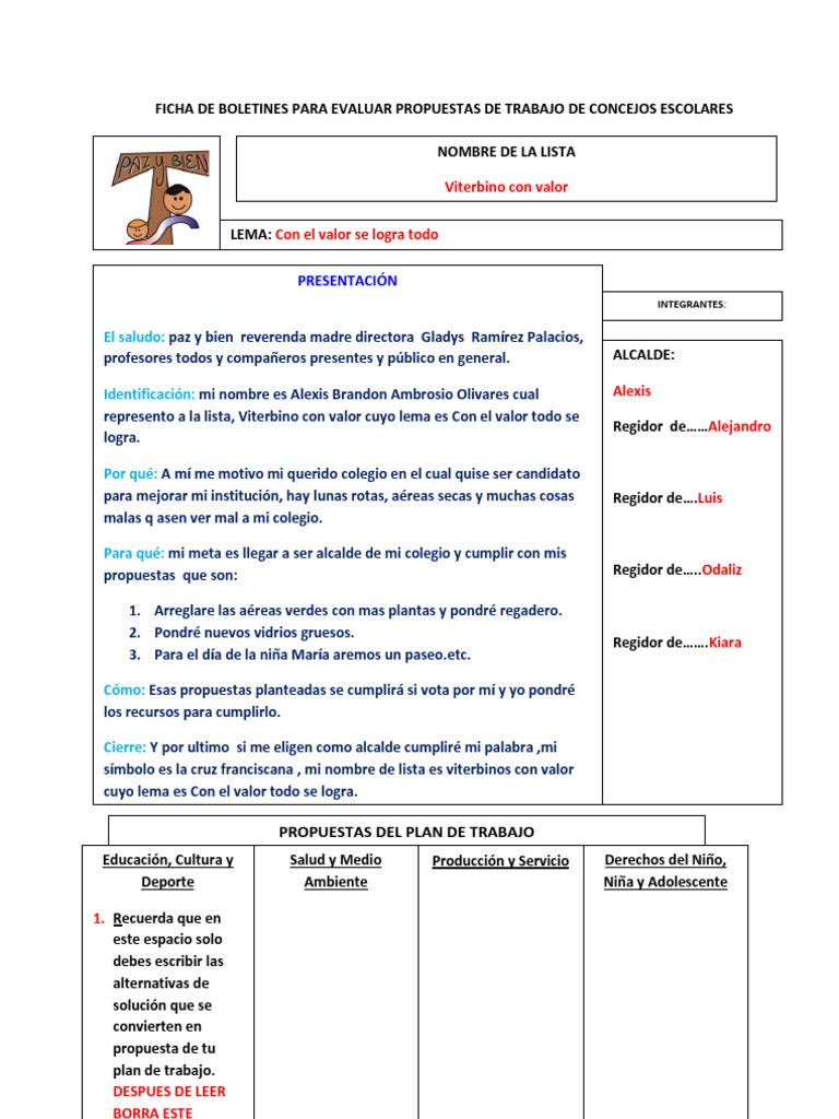 Ficha Municipio Escolar 2 | PDF