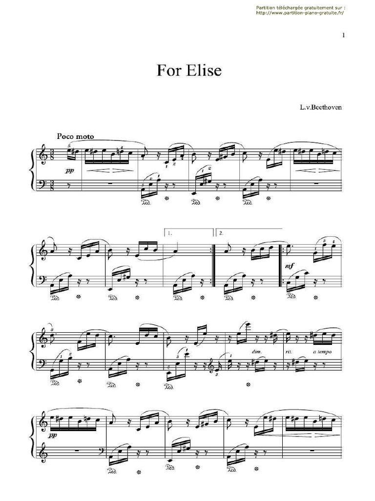 Lettre A Elise | PDF