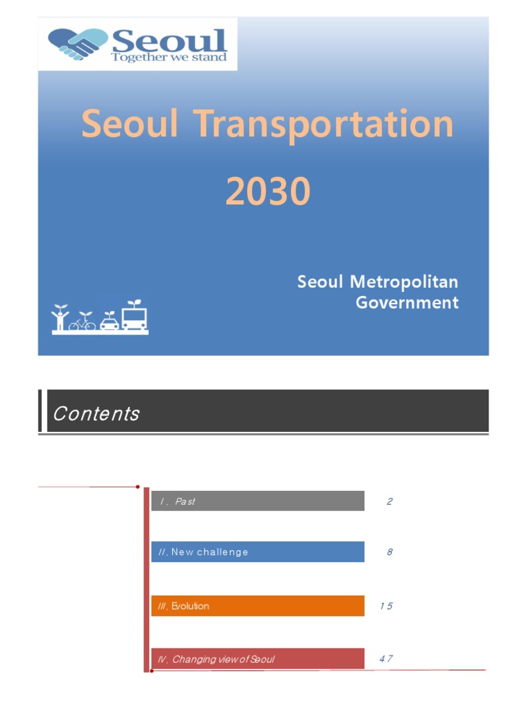 Seoul Transportation 2030 | PDF | Transport | Public Transport