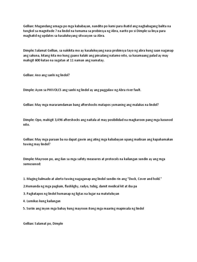 Script Filipino | PDF