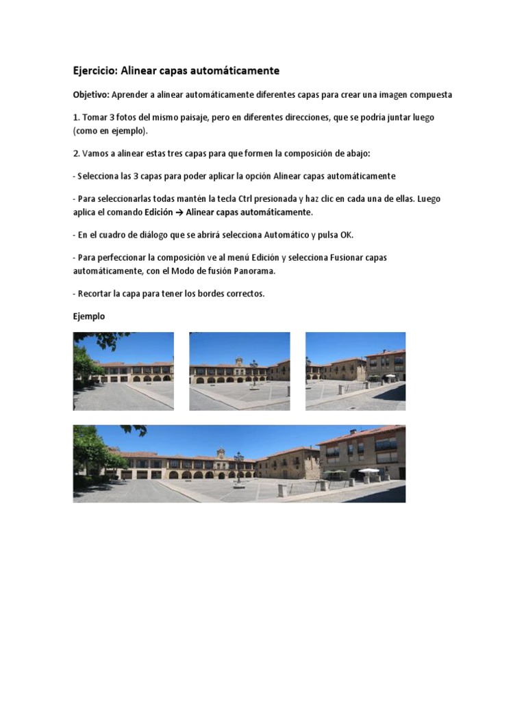 Alinear Capas para Composición Fotográfica | PDF | Tecnología