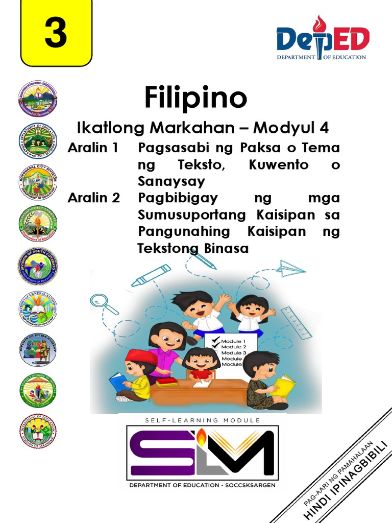 Filipino: Ikatlong Markahan - Modyul 4 | PDF