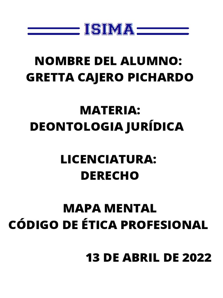 Mapa Mental Del Cà Digo de à - Tica | PDF Mapa Mental Del Cà Digo de à - Tica | PDF