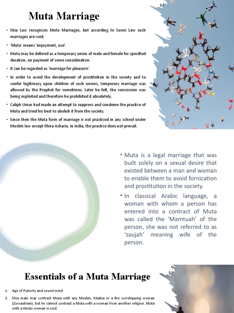 Muta Marriage | PDF | Marriage | Sharia