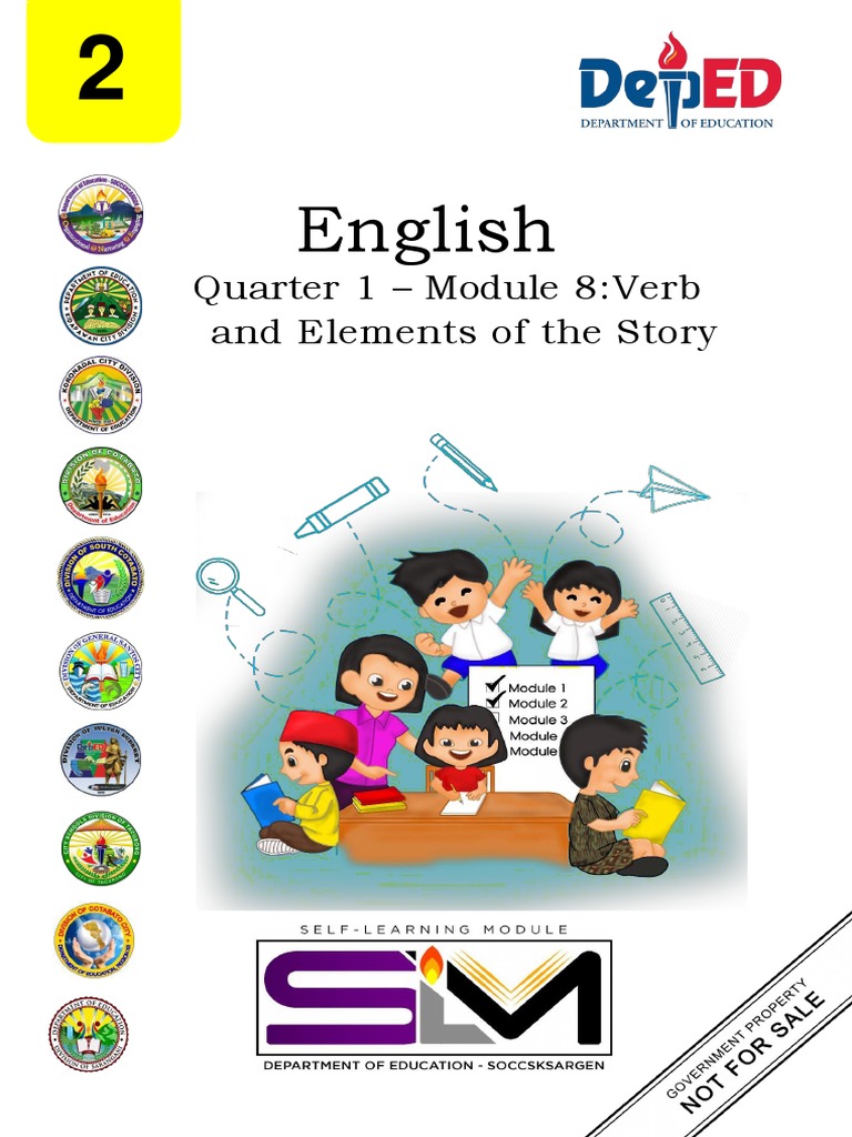 English 2 - Q1 - Mod8of8 - Verb and Elements of The Story - v2 | PDF