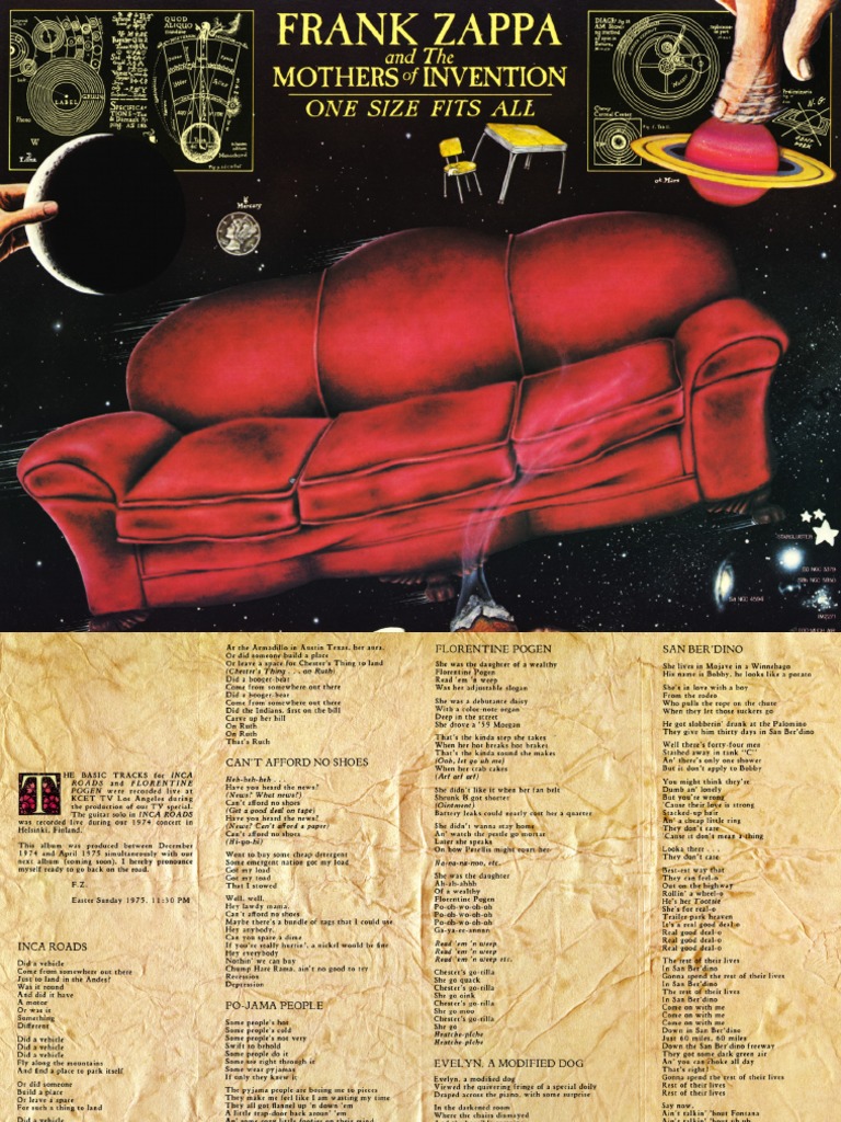 Frank Zappa - One Sites Fits All | PDF