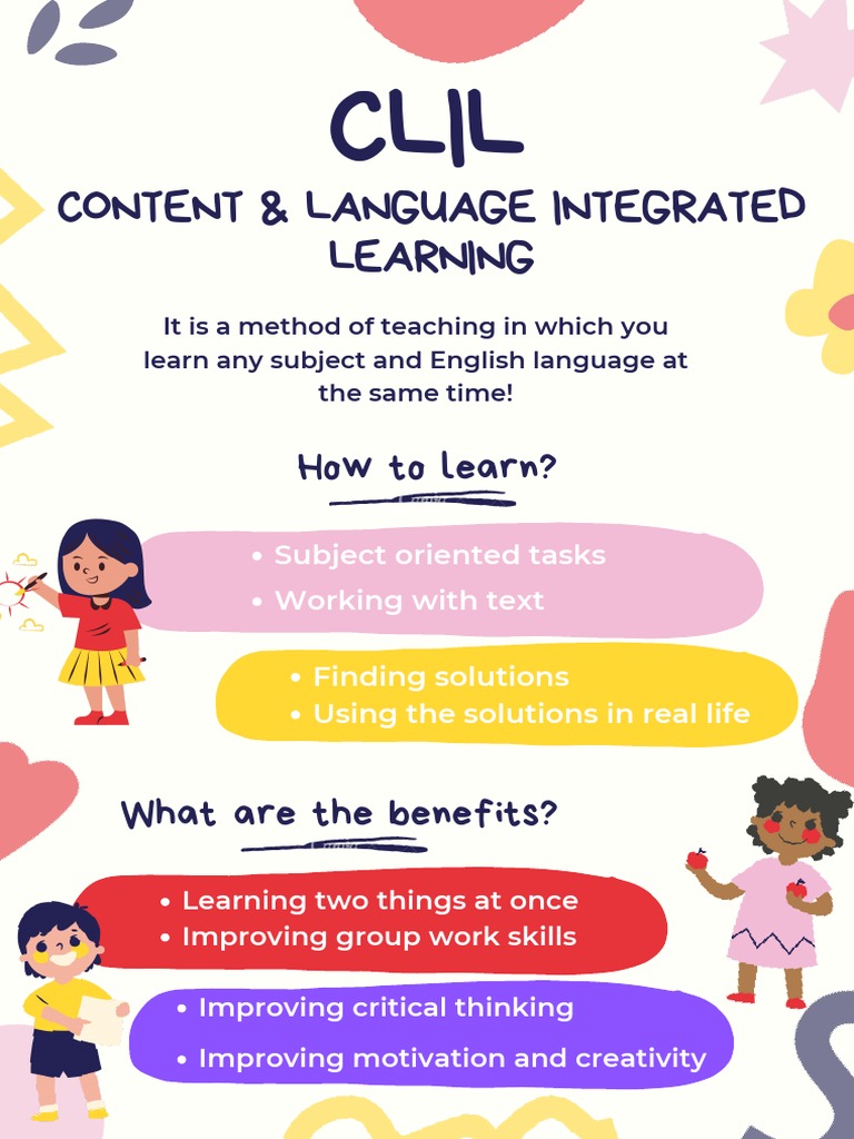 CONTENT & LANGUAGE INTEGRATED LEARNING (CLIL) - Notes | PDF