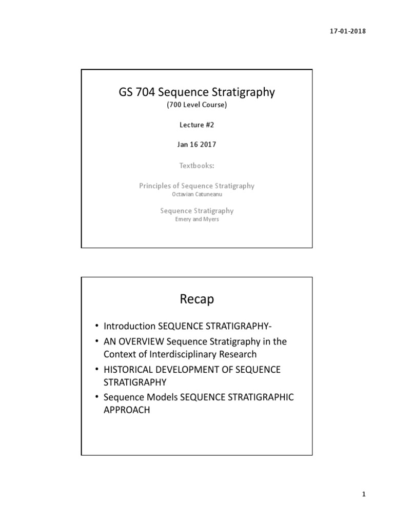 Sequence Stratigraphy | PDF | Stratigraphy | Sea Level