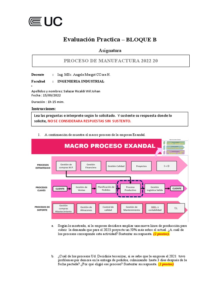PRACTICA CALIFICADA-Bloque B | PDF