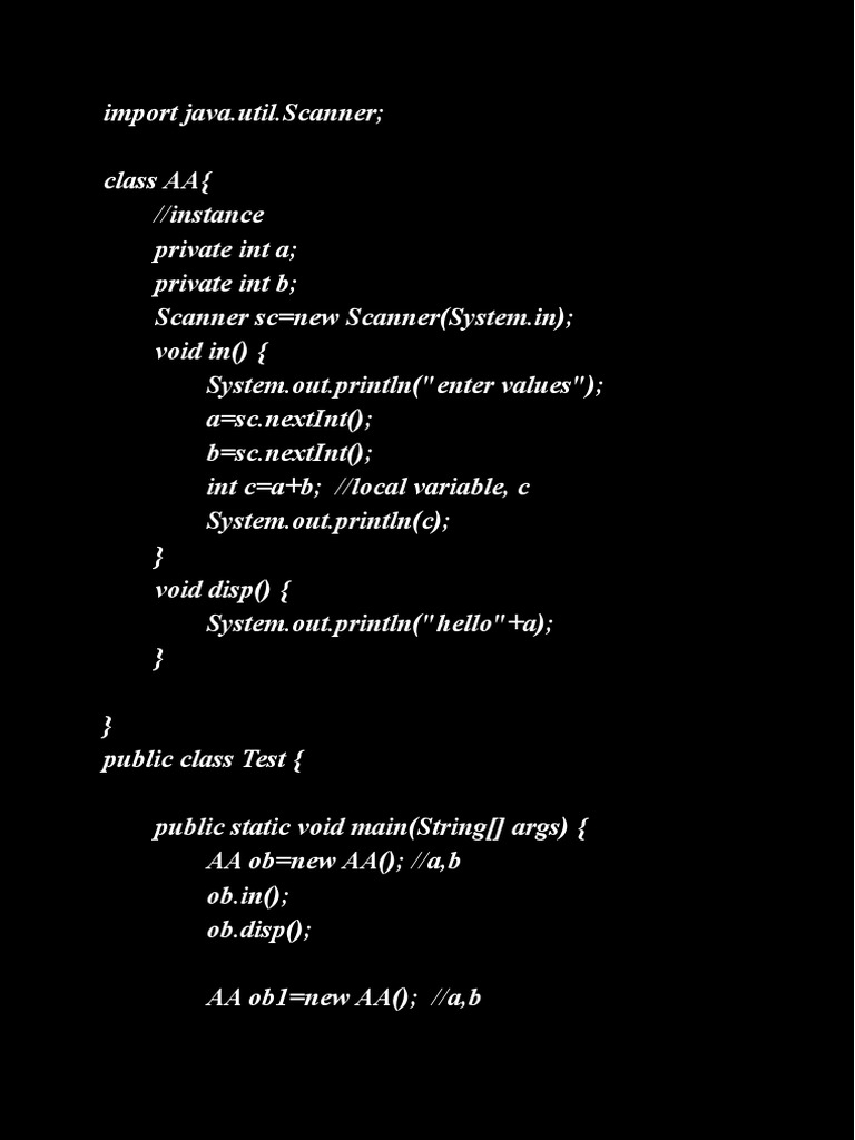 Java Programs Pdf Constructor Object Oriented Programming Programming 6103