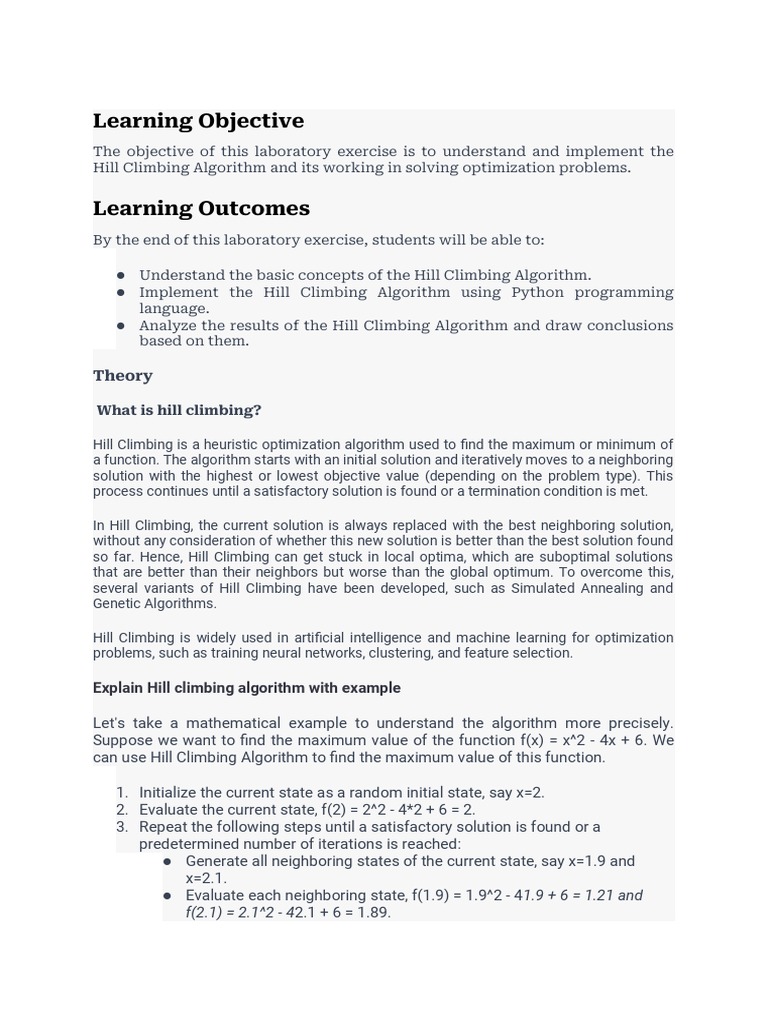 AI Lab Assignmentc7 | Download Free PDF | Mathematical Optimization | Algorithms And Data Structures
