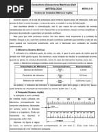 Conversão de Polegadas para Centímetros | PDF | Tecnologia e Engenharia