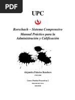 Cap. 2 Proceso Rorschach en Exner | PDF | Información | Sicología