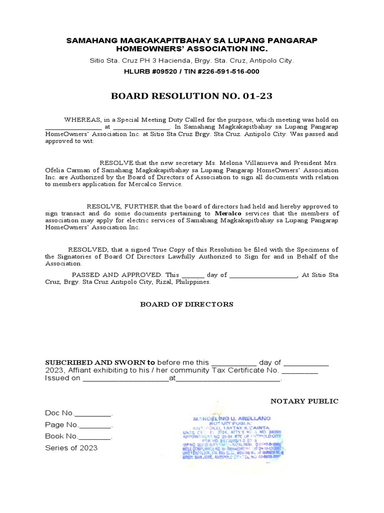SAMAHANG MAGKAKAPITBAHAY SA LUPANG PANGARAP HOMEOWNERS (Final) | PDF