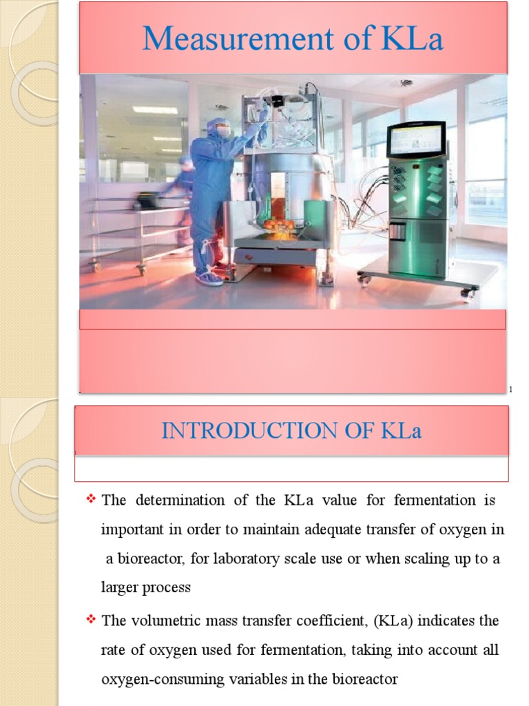 Measurement o F Kla | PDF | Solubility | Oxygen