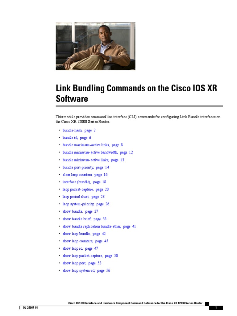 Interfaces - cr41xr12k - Chapter8 - LACP Informacion | PDF | Ip Address | Router (Computing)