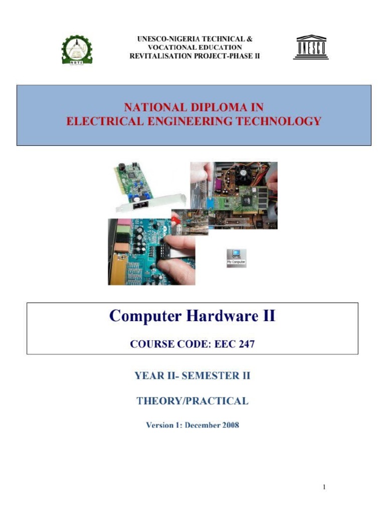 Eec-247 Computer Hardware Ii | PDF