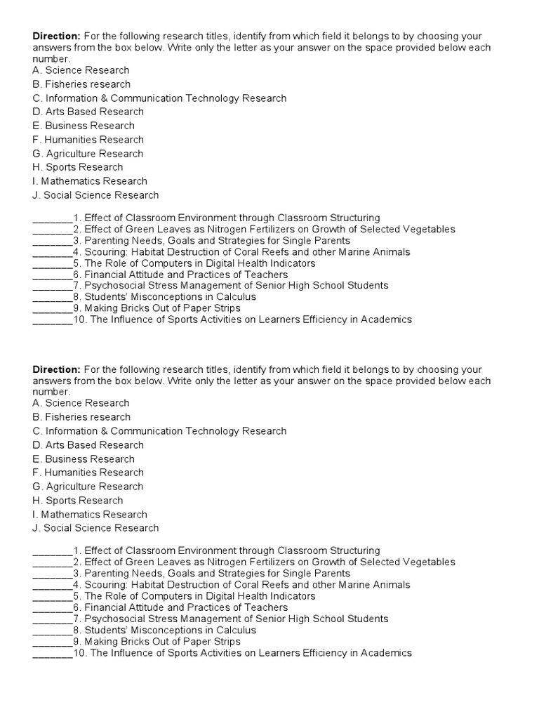Activity Sheet 4 | PDF