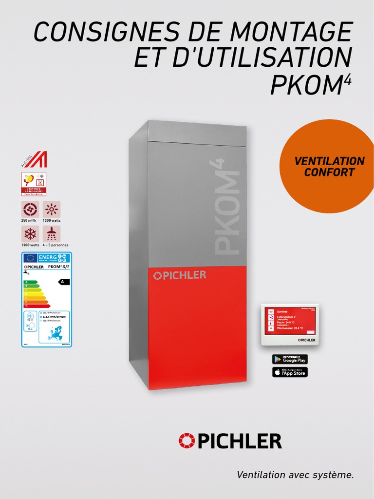 ConsignesDeMontageEtD Utilisation PKOM4 V2020.11 | PDF | Ventilation ...