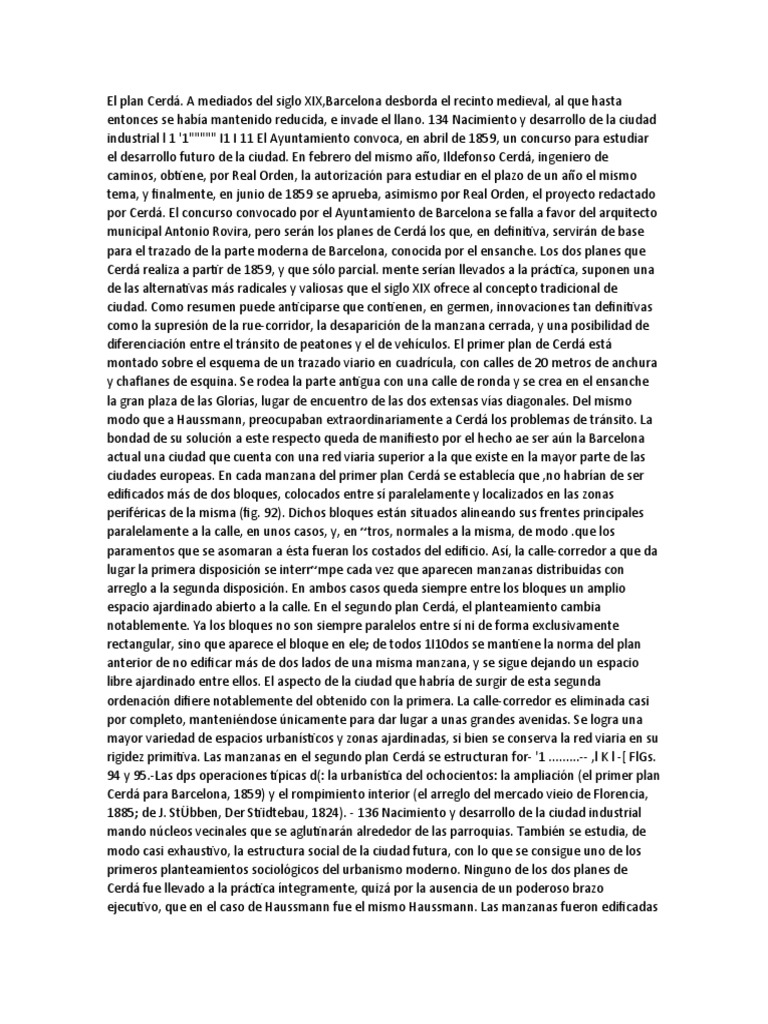 El Plan Cerdá | PDF | Barcelona