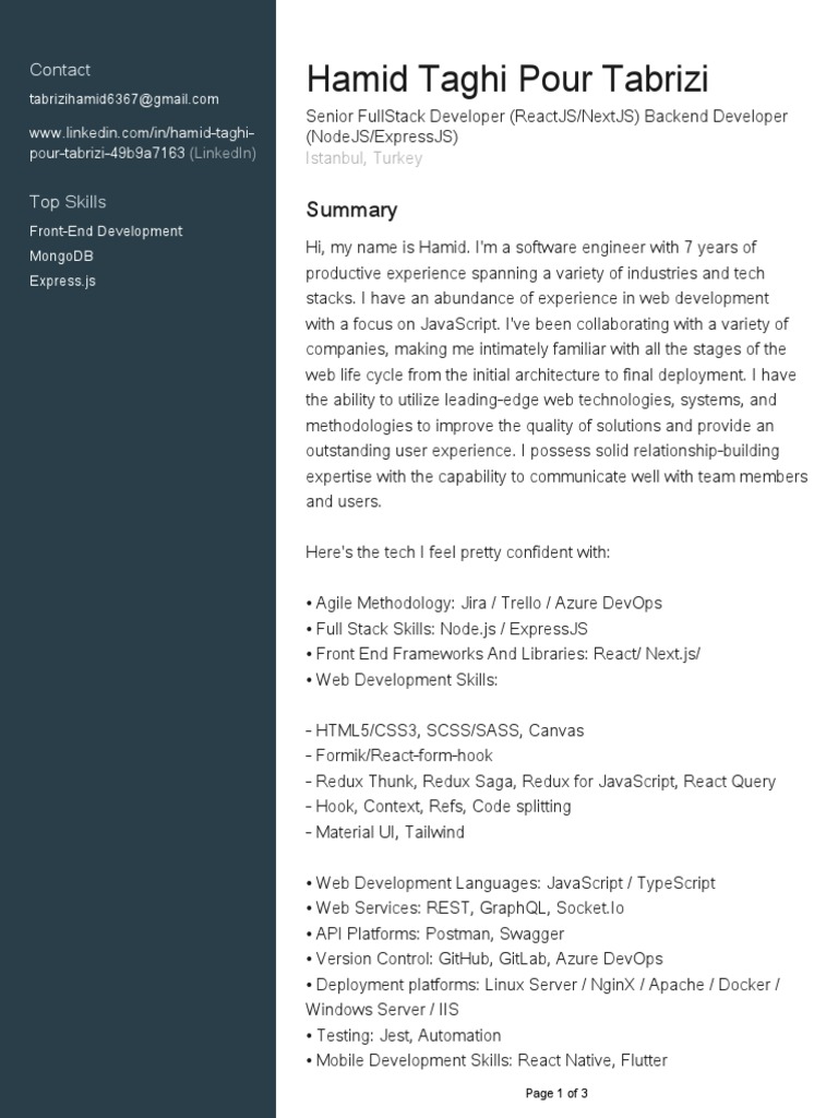 Profile | PDF | Computing | Software Development
