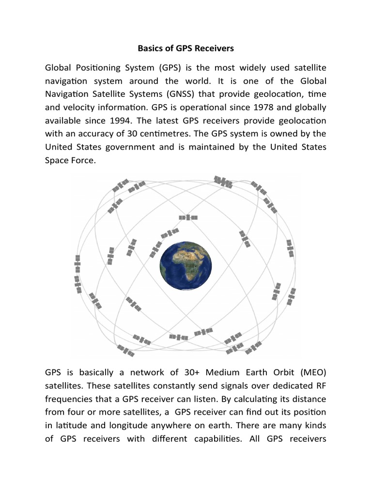TCH04 GPS Receivers | PDF | Global Positioning System | Navigation