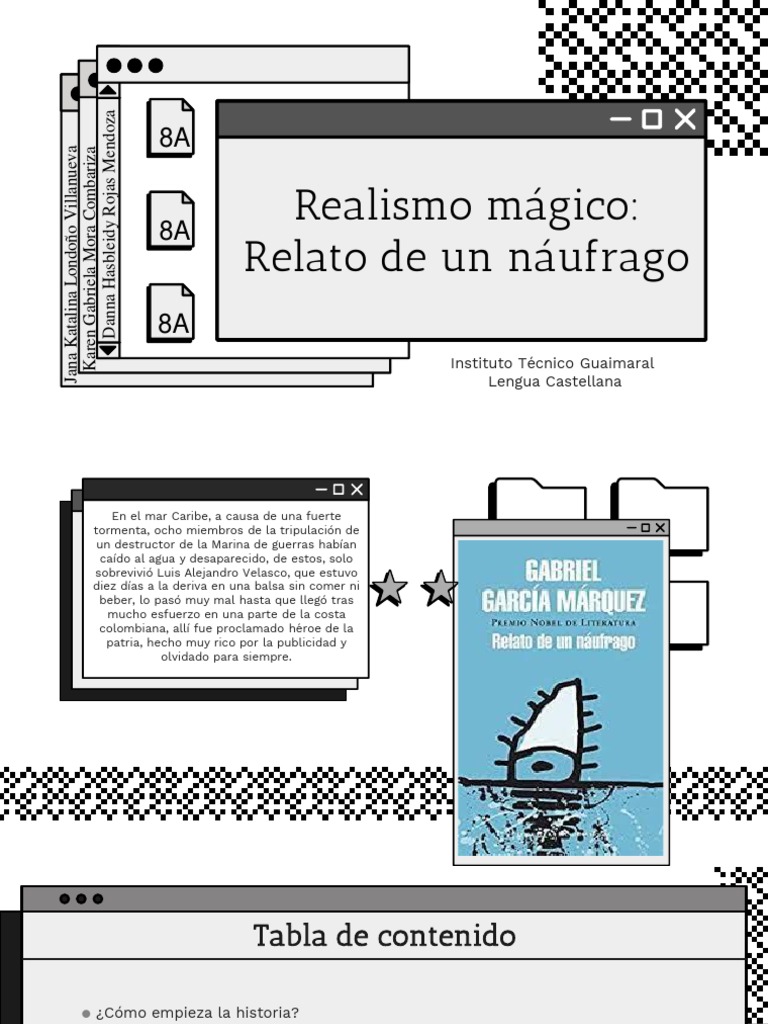 Realismo Mágico: Relato de Un Náufrago: Instituto Técnico Guaimaral ...