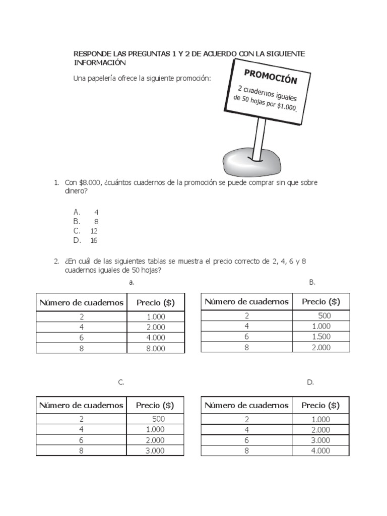 Prueba Saber 5 | PDF