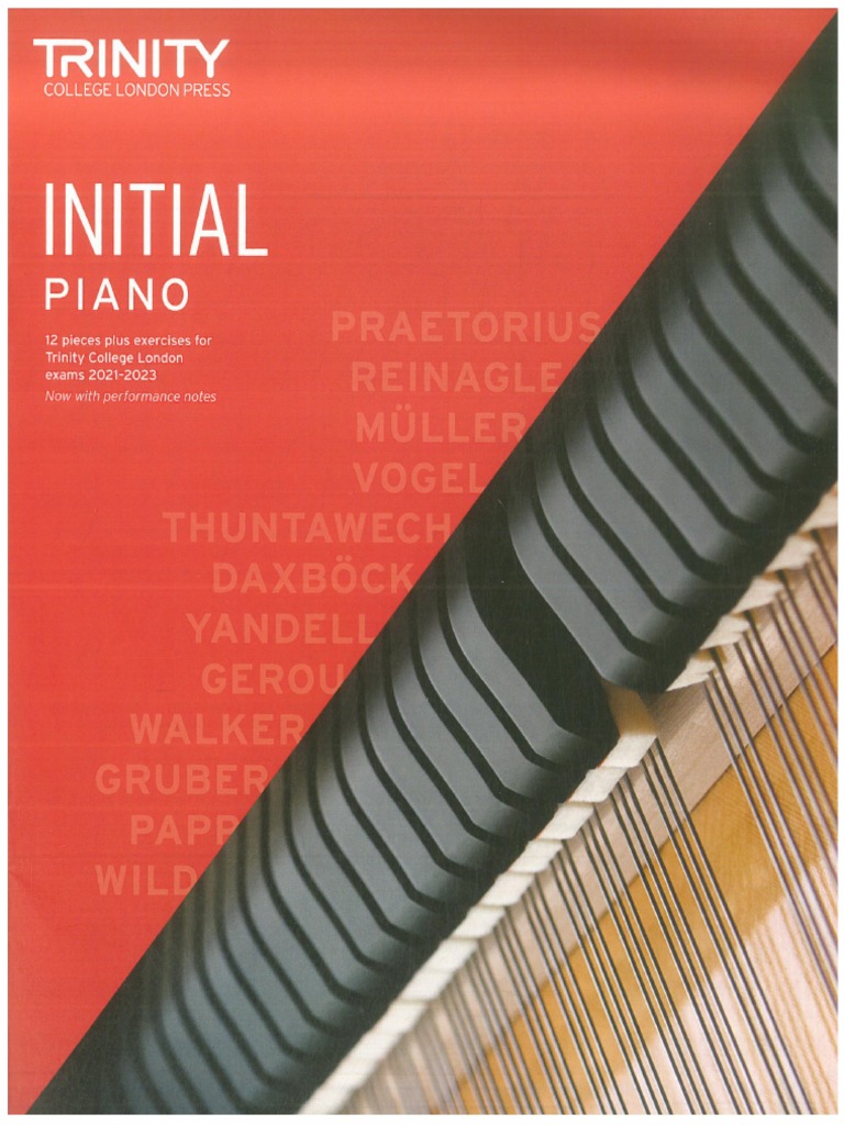 Trinity Initial Piano 21-23 | PDF