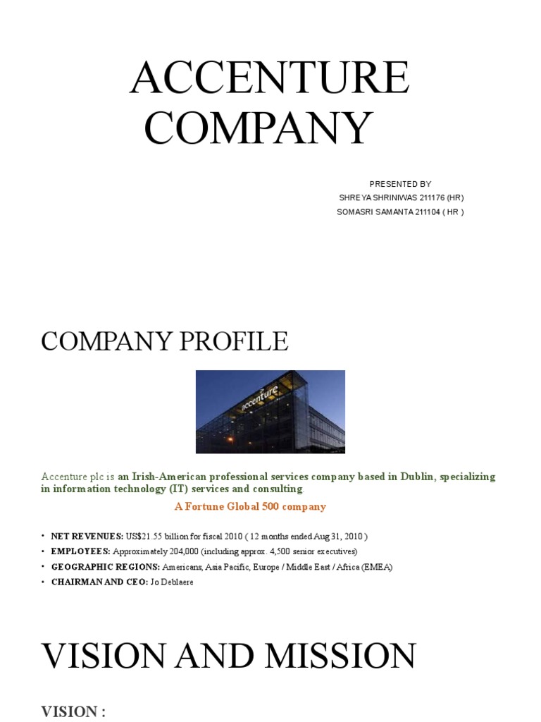 All About Accenture | PDF
