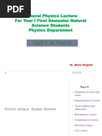 Physics Vector Numericals Class11 | PDF