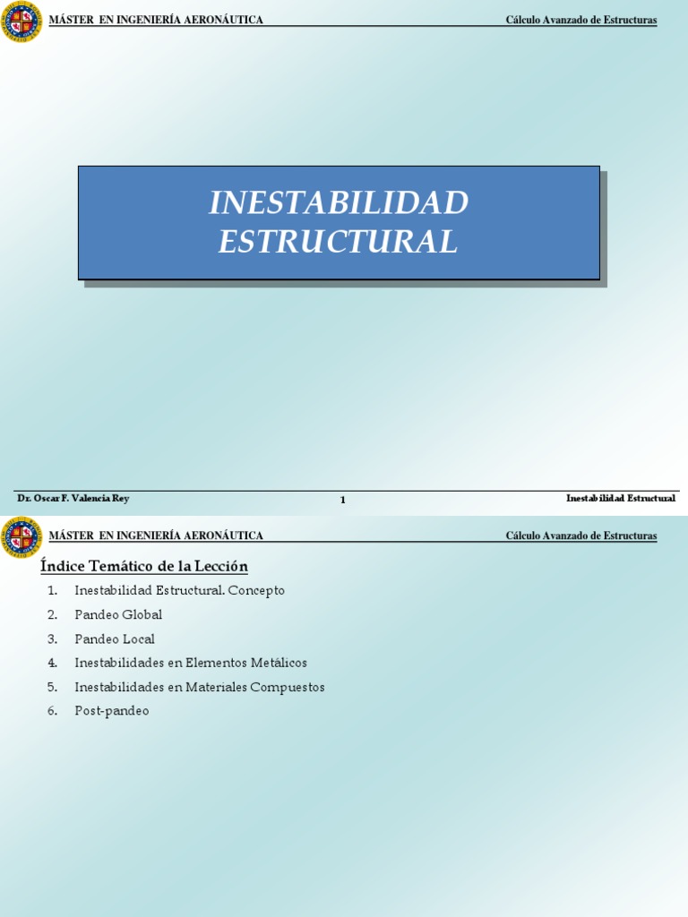 Inestabilidad Estructural | PDF | Tecnología