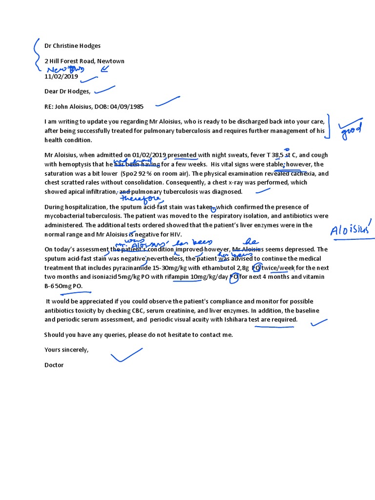 DR Christine Hodges-Let 3 | PDF