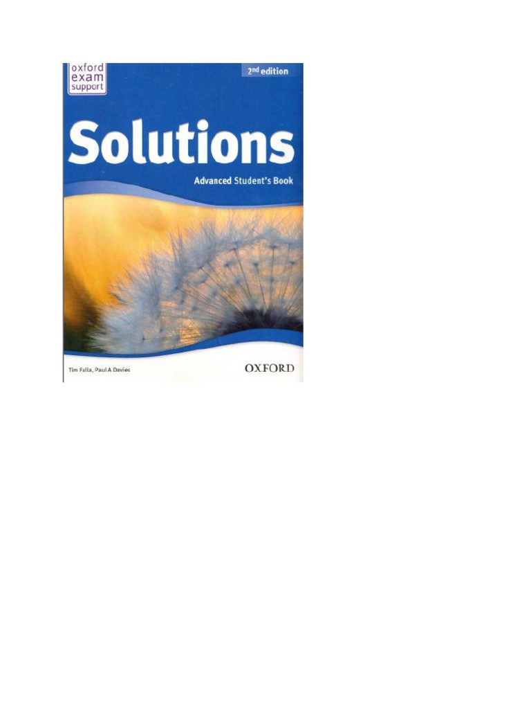 Solution 2nd Edition Advanced Sb Pdf