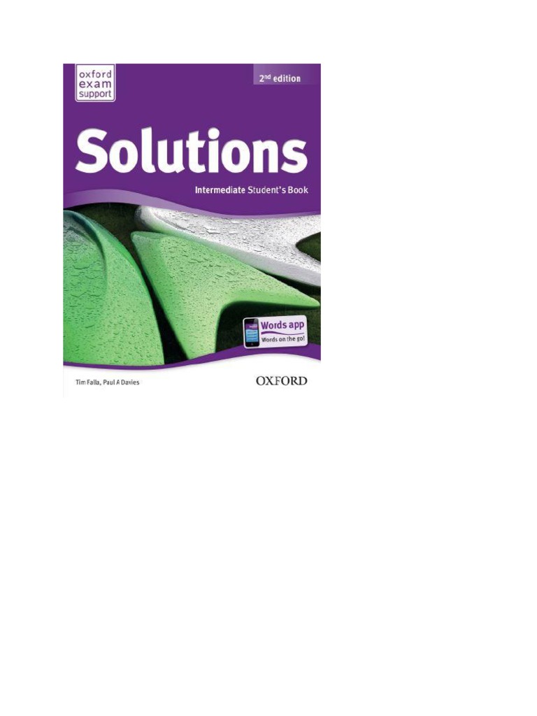 Solution 2nd Edition Intermediate SB | PDF