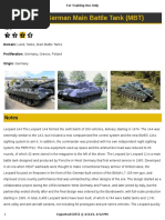 Tank Technology Demonstrator - TTD | PDF | Tanks | Gun Turret