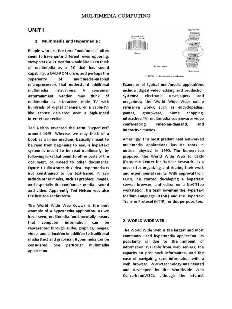 Multimedia Computing | PDF | Video | World Wide Web