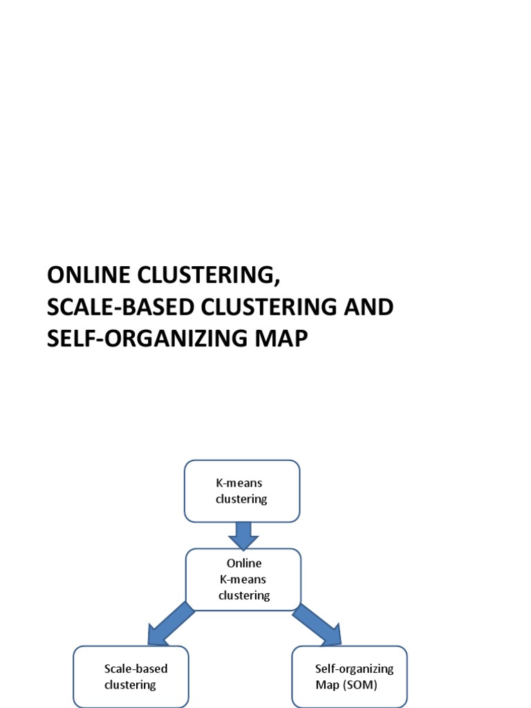 An Overview of Clustering Methods: K-Means, Online Clustering, Scale ... An Overview of Clustering Methods: K-Means, Online Clustering, Scale ...