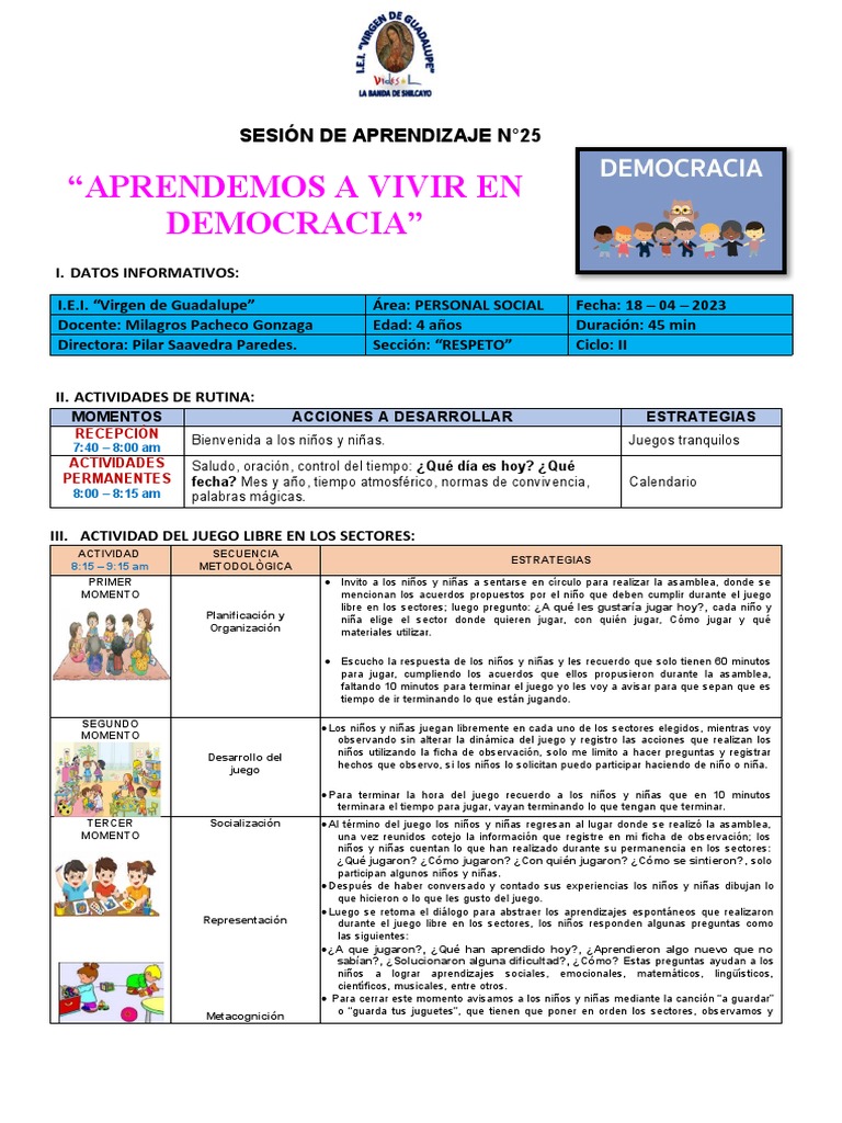 Aprendiendo Democracia en Clase | PDF | Evaluación | Democracia