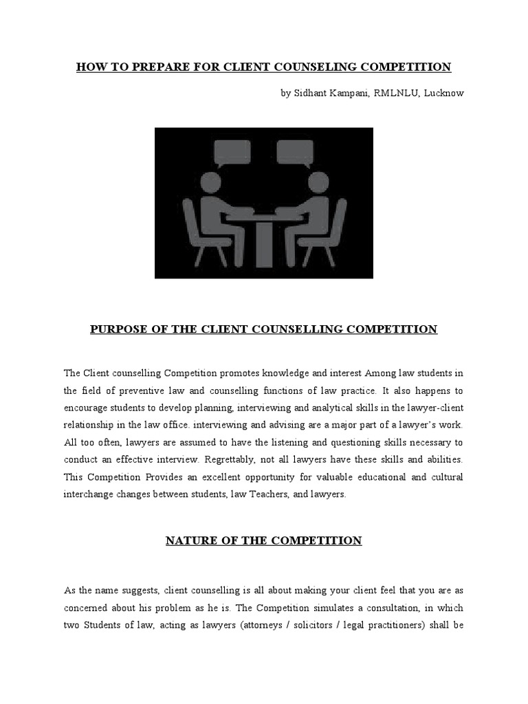 Client Counselling | PDF | Lawyer