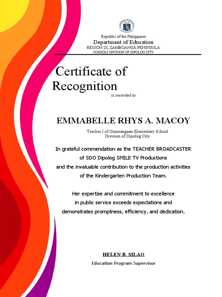 Tvi Certificate | PDF