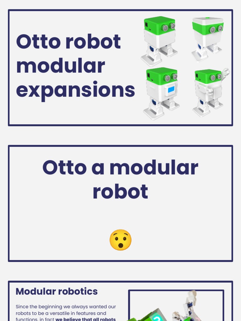 Otto Robot Modular Expansions | PDF | 3 D Printing | Robot