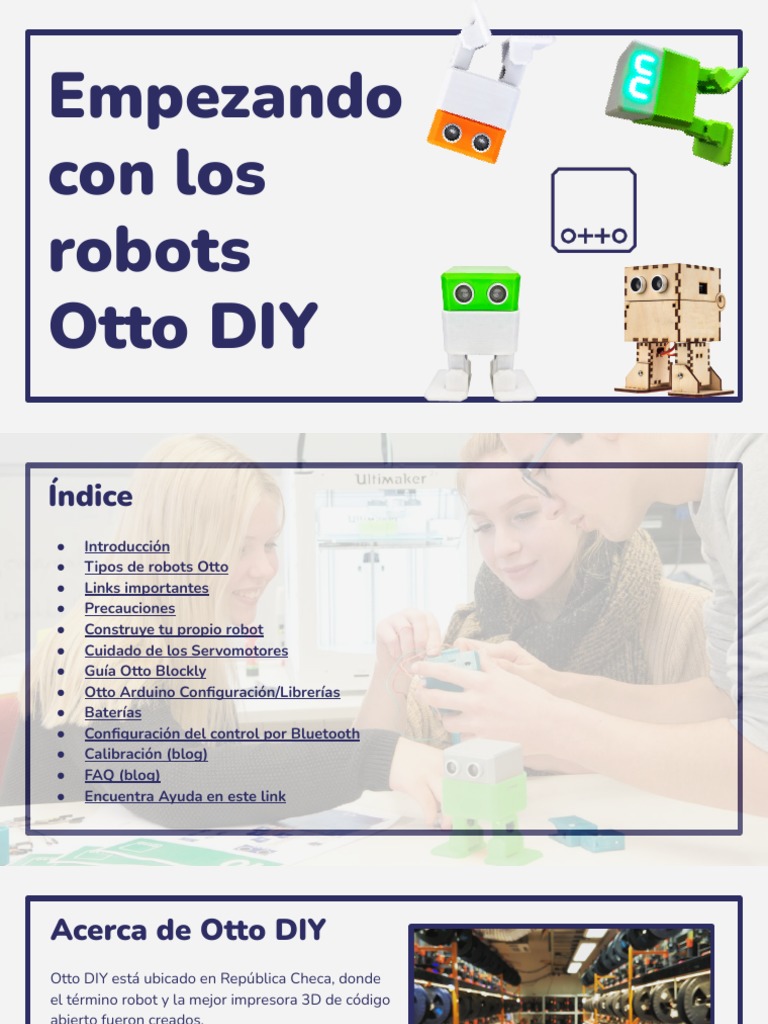Construye tu Robot Otto DIY | PDF | Hogar, jardinería y bricolaje