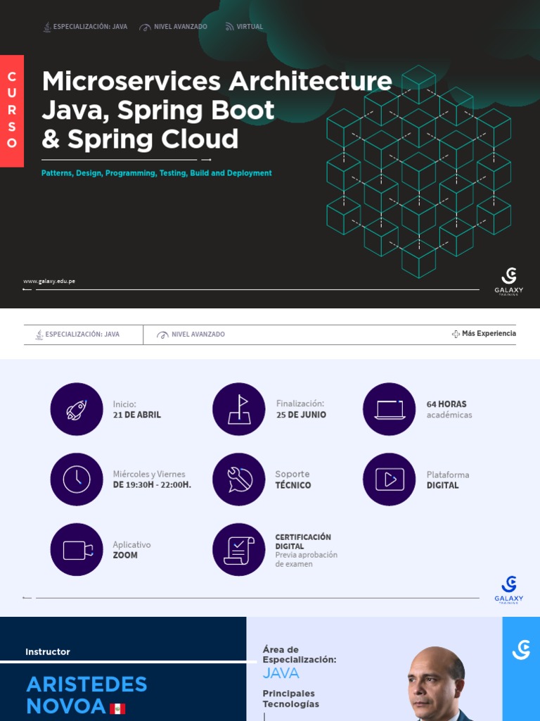 Temario - Microservicios Java | PDF