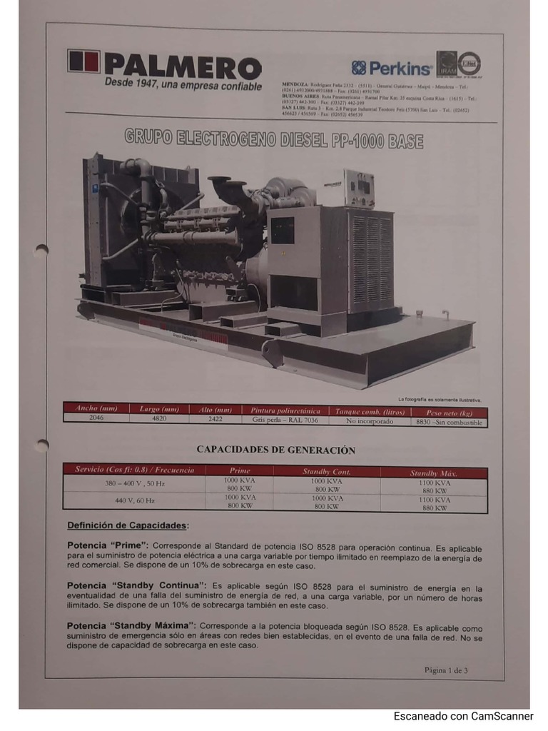 Palmero PP-1000 Diesel | PDF